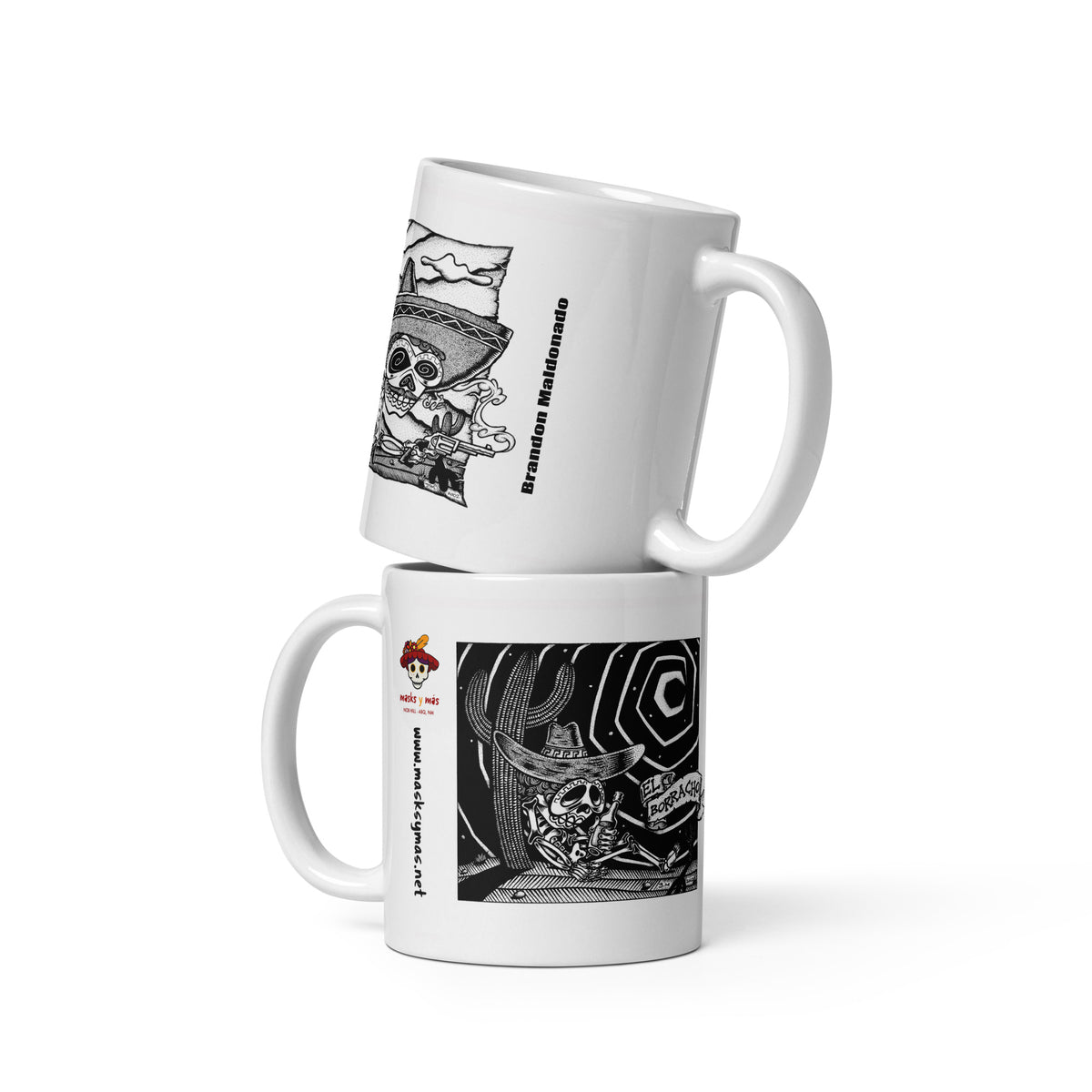 Brandon Maldonado - El Borracho - White Glossy Mug - 3 Size Options ...